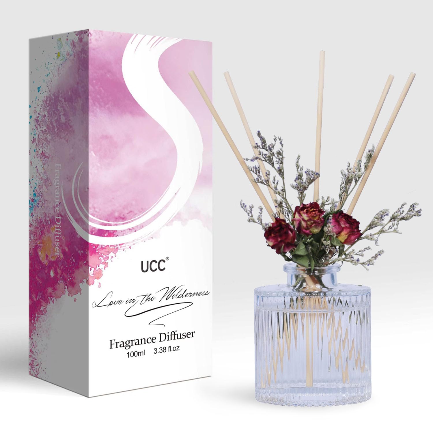 Amazon.com: UCC Reed Diffuser Set, 3.38 oz Love in The Wilderness ...