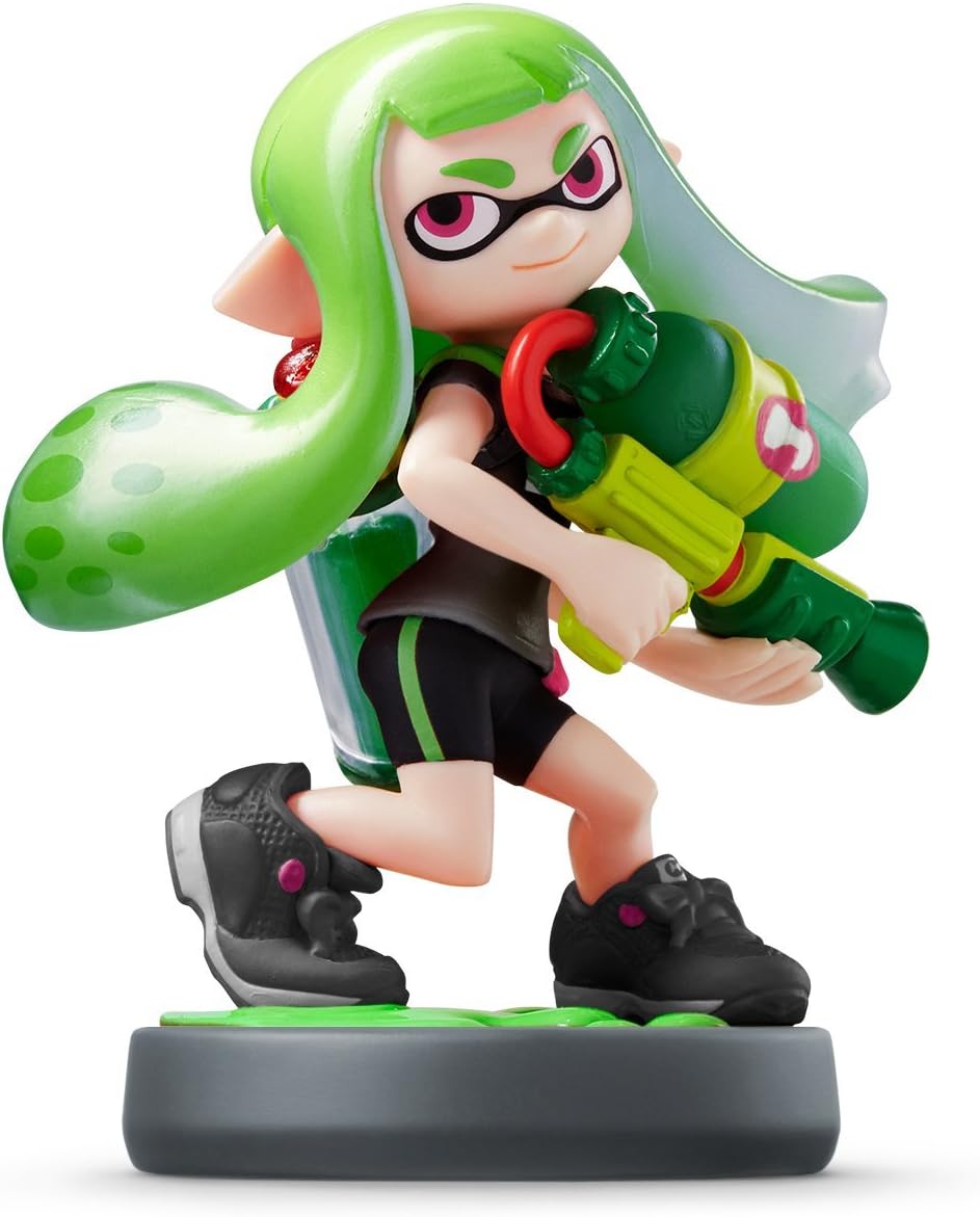 Amazon.com: Nintendo Inkling Girl (Alt Color) amiibo - Nintendo Wii U ...