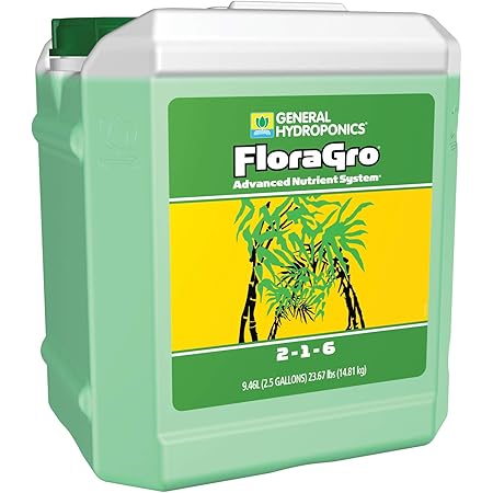 Amazon.com : General Hydroponics FloraGro 2-1-6, Use With FloraMicro ...
