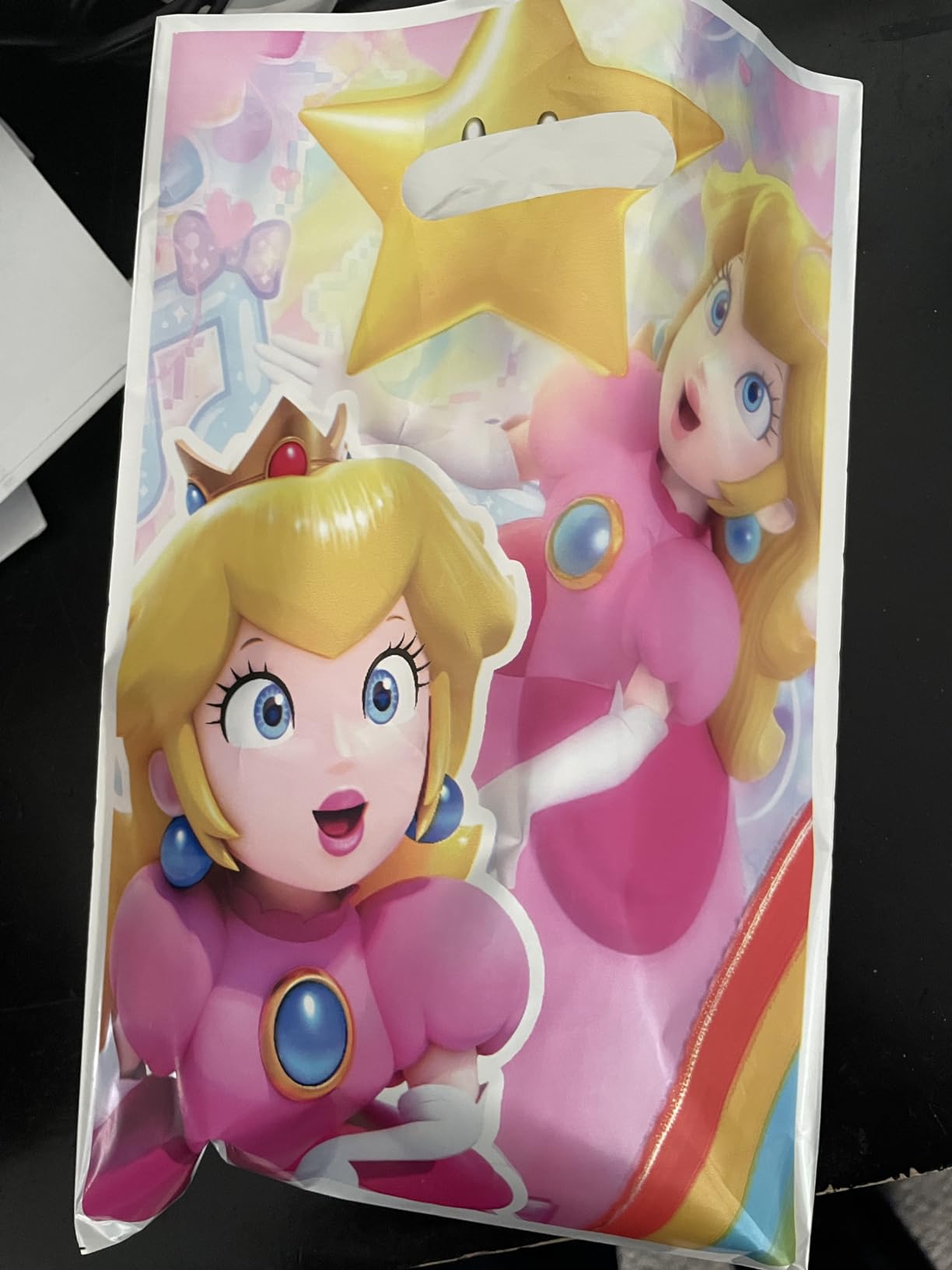 Amazon.com: Yhjxly 30pcs Princess Peach Party Gift Bags, Candy Bags ...