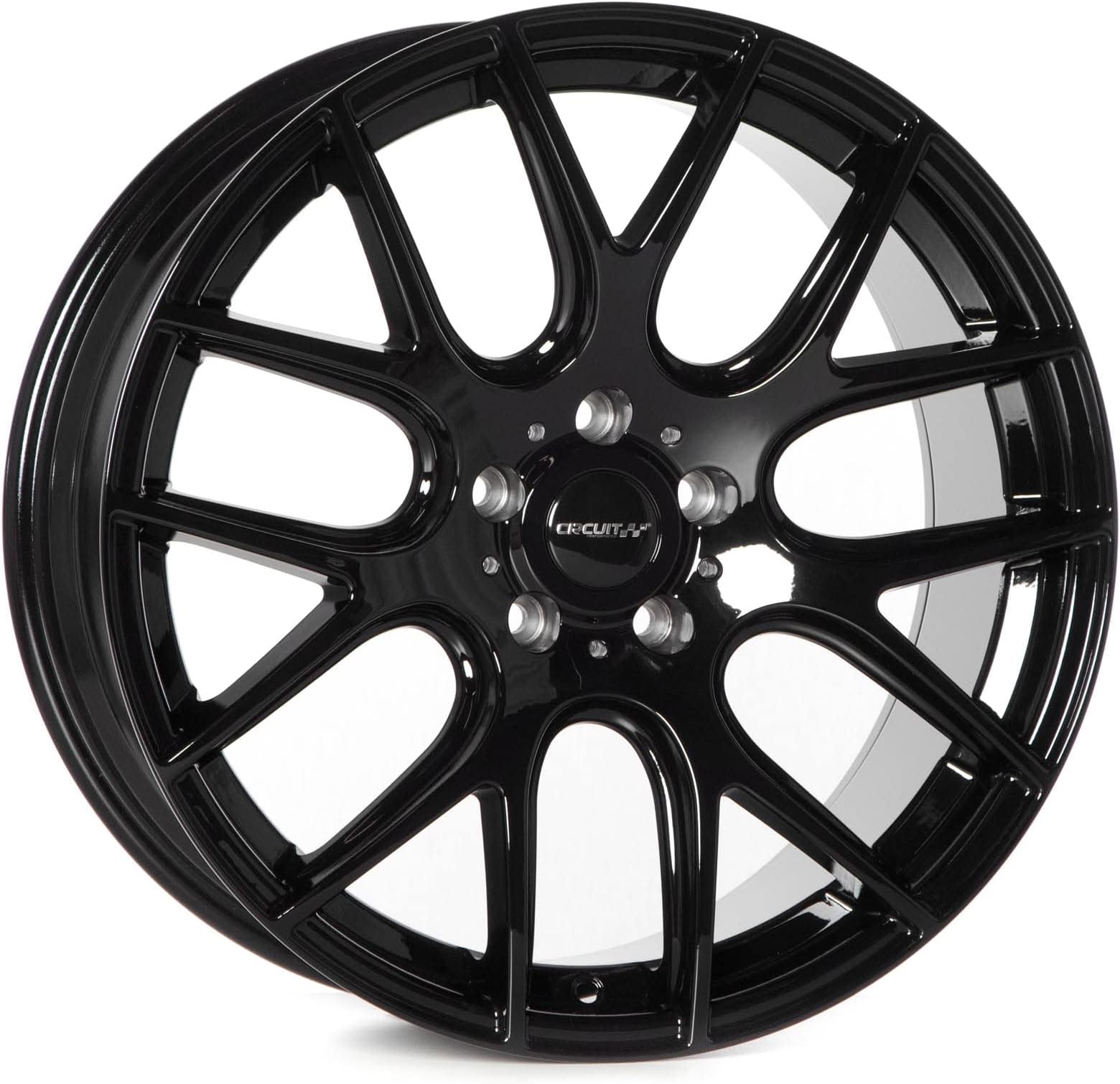 Amazon.com: NEW 19 Inch x 8.5 Wheels Rims 5 lug Black Red Lip Set of 4 ...