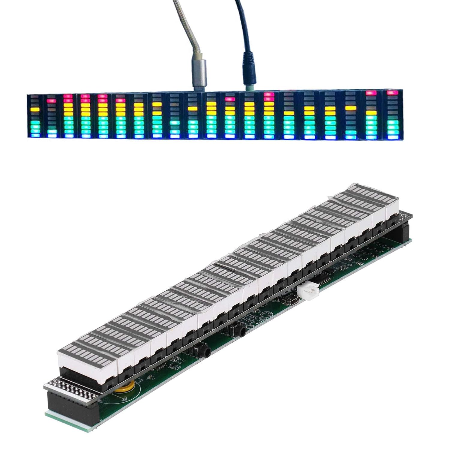 Amazon.com: EBTOOLS LED Music Audio Spectrum Module, 20-Segments10 ...