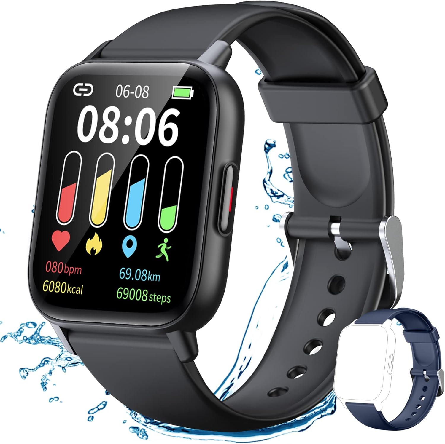 Smart Watch for Women Men, SOPPY Fitness Tracker with with Health ...