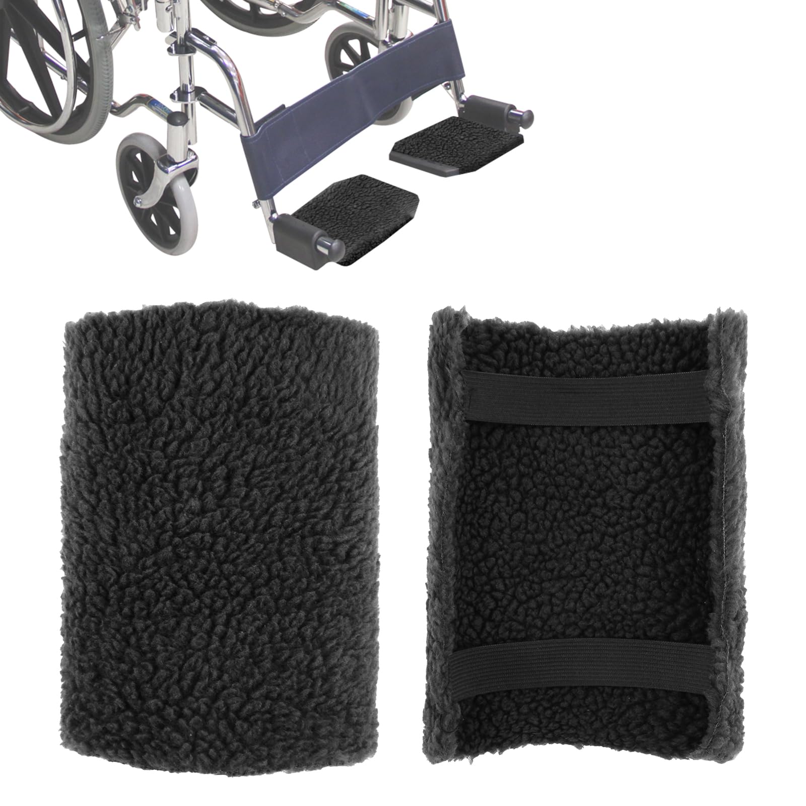 Amazon.com: Wheelchair Footrest Cover, Wheelchair Foot Rest Pads ...