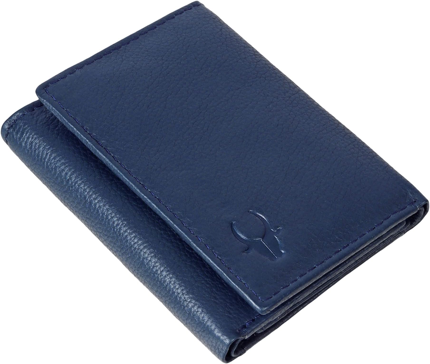 WildHorn Leather Men's Wallet (2009), BLUE, Three Fold Wallet : Buy ...