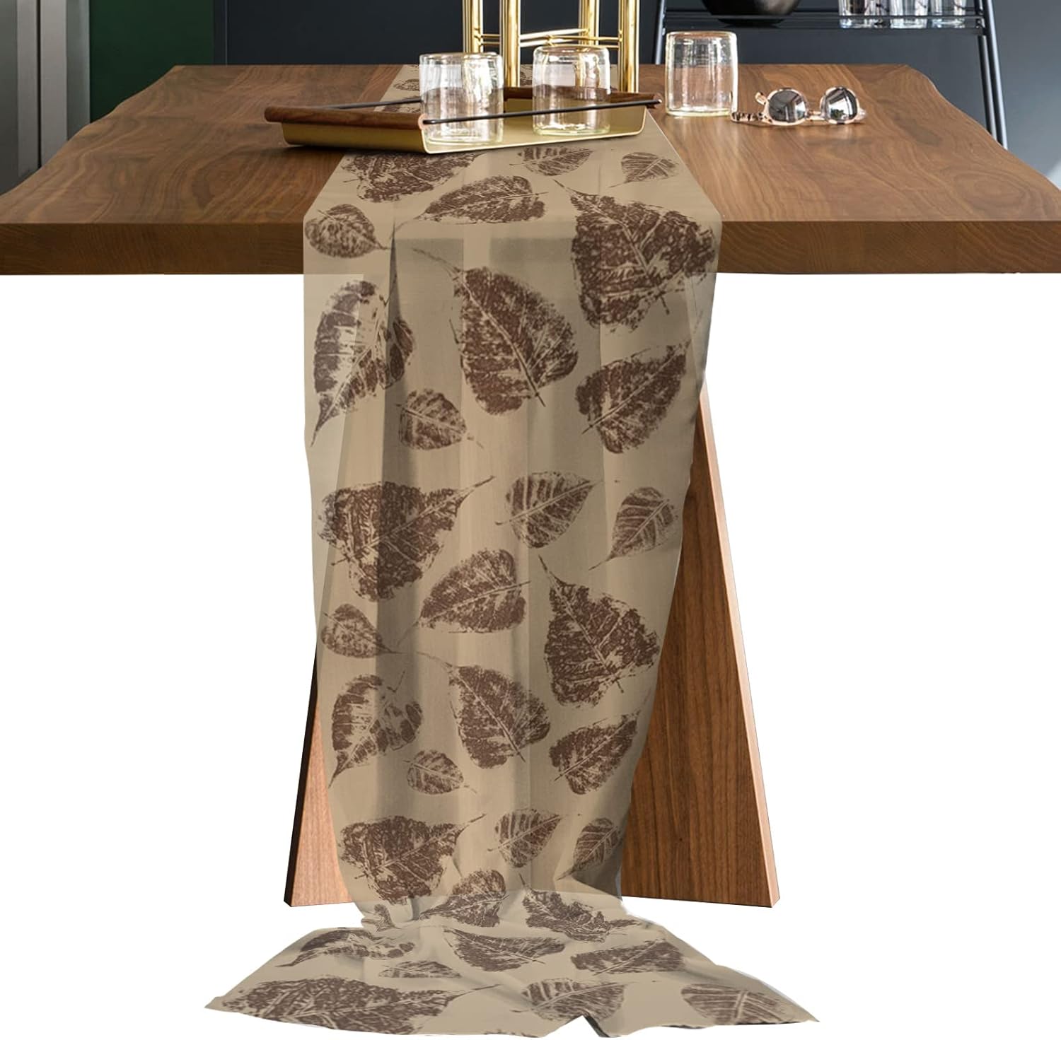 Amazon.com: MUSEDAY Vintage Medieval Romantic Chiffon Table Runner ...