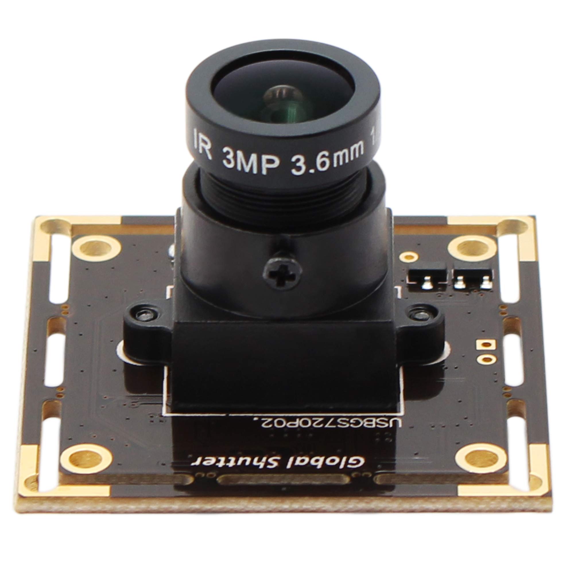 Buy 1MP Webcam Global Shutter Monochrome 720P USB Camera 3.6mm Fixed ...