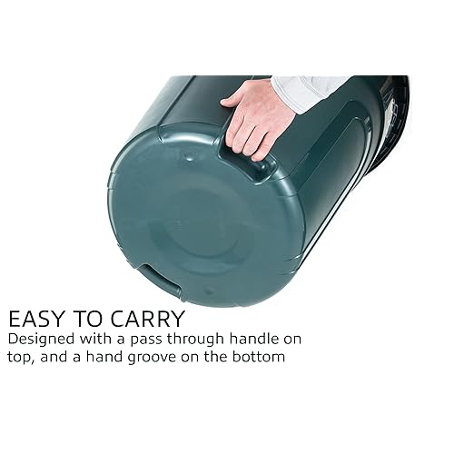 Snapklik.com : ECOSolution 32 Gallon Garbage Can, ECO Green, Easy To ...