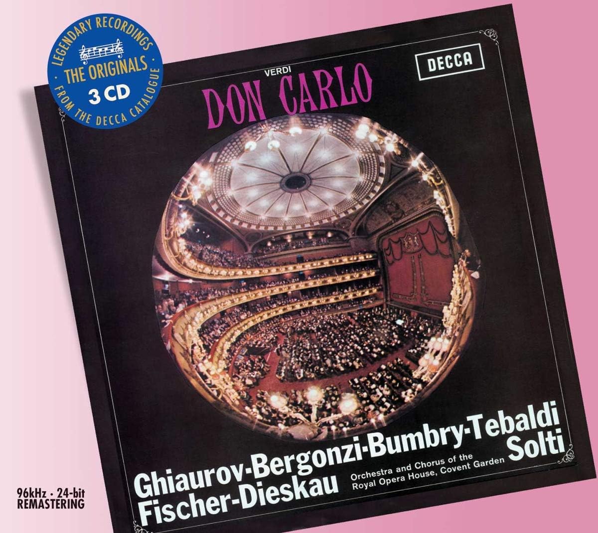 Verdi: Don Carlo: Dietrich Fischer-Dieskau Carlo Bergonzi Grace Bumbry ...