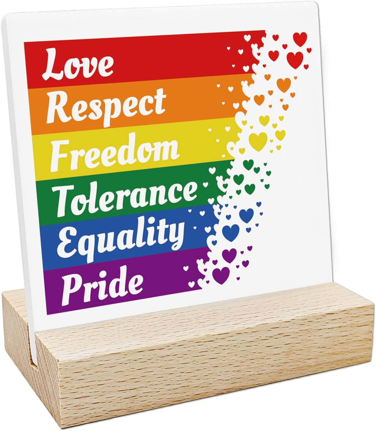 Amazon.com: REWIDPARTY Gay Pride Gifts for Women Men Friend Love ...