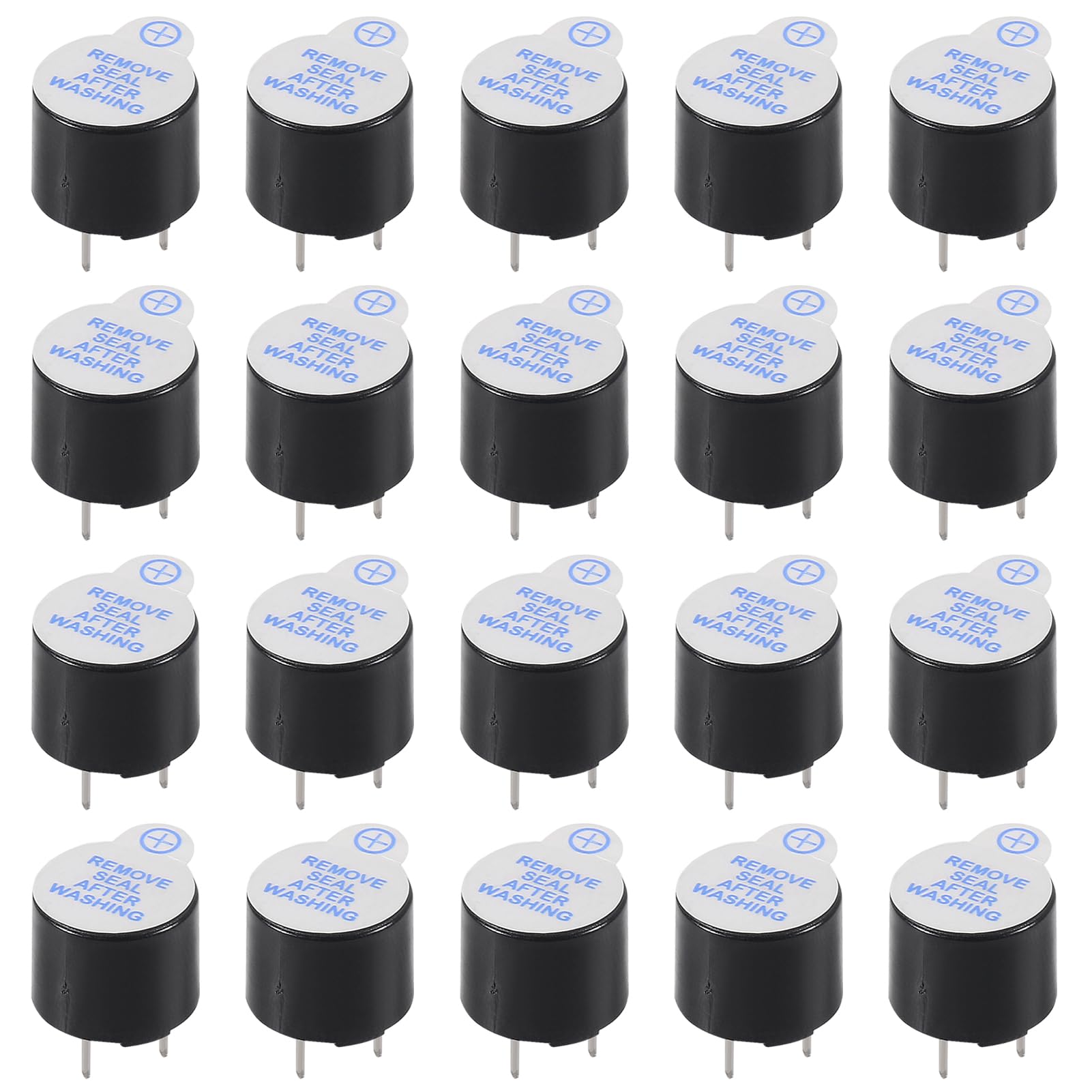 Piezo Buzzer A Buzzer QMseller 12x9 5mm DC 3V Active Buzzer 2 Terminals ...