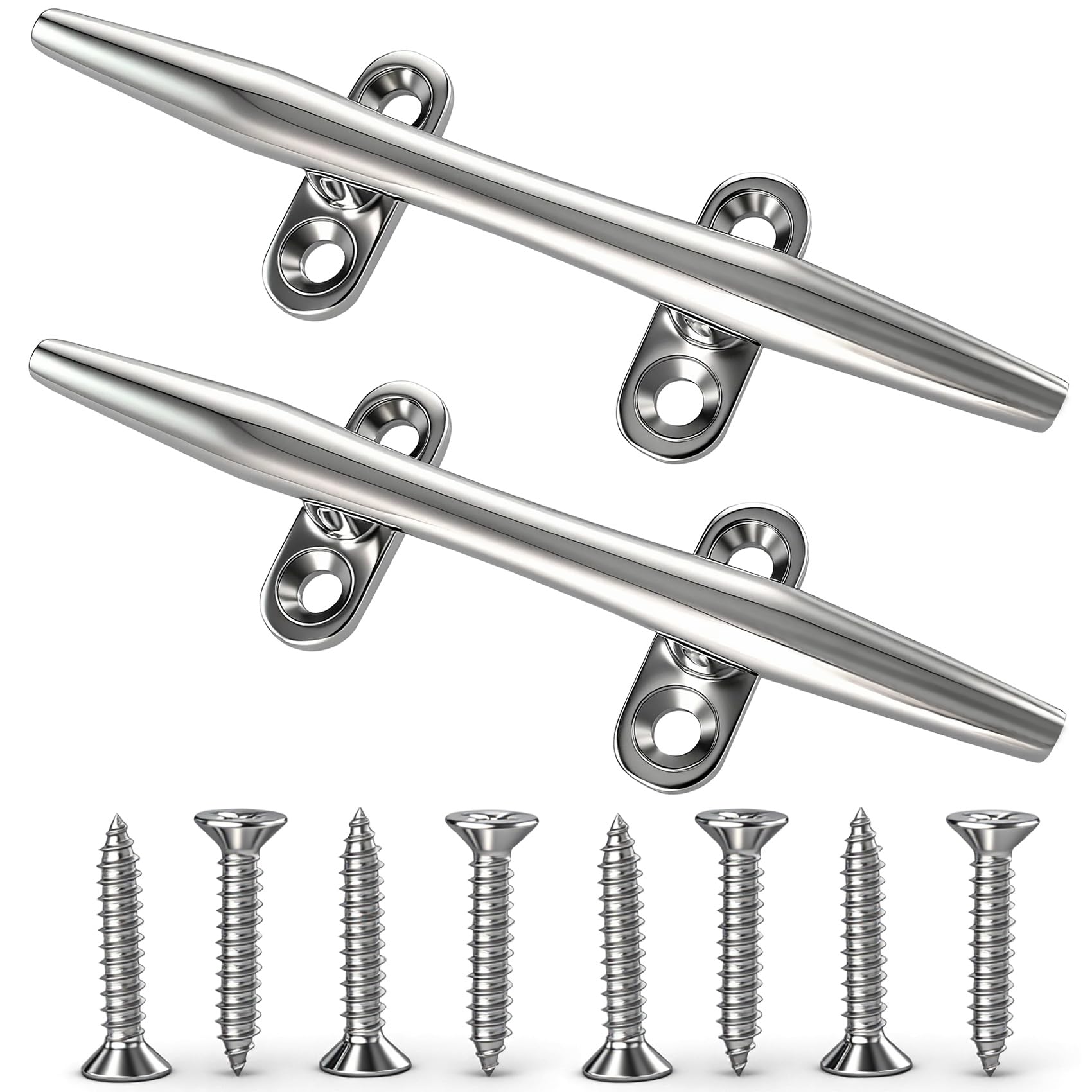 Snapklik.com : VEITHI Boat Cleats Dock Cleats 6 Inch 316 Stainless ...