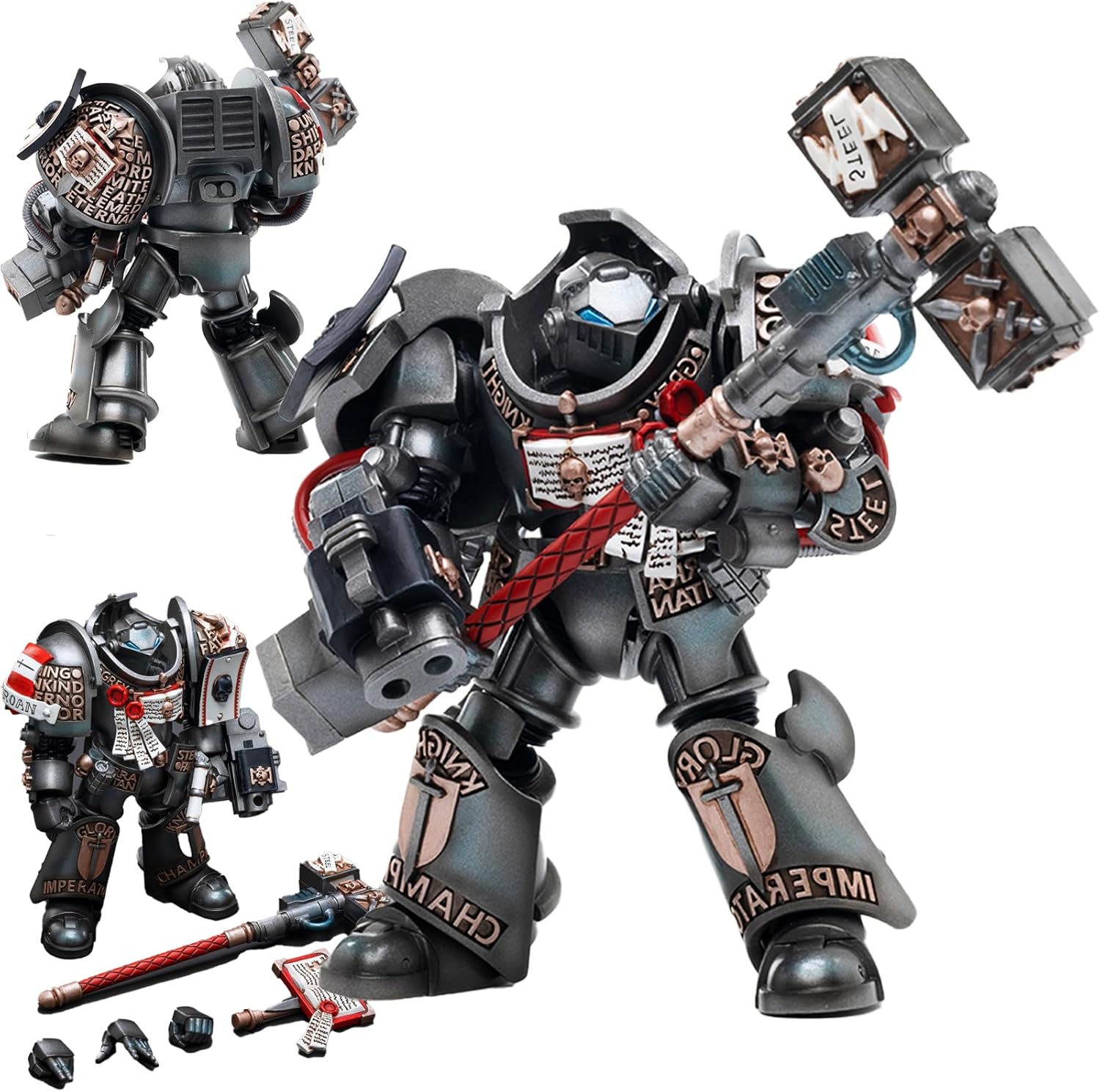 Amazon.com: JOYTOY Warhammer 40K Grey Knights 1/18 Action Figures Grey ...