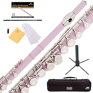 Mendini By Cecilio Flutes - Closed Hole C Flute For Beginners, 16-Key ...