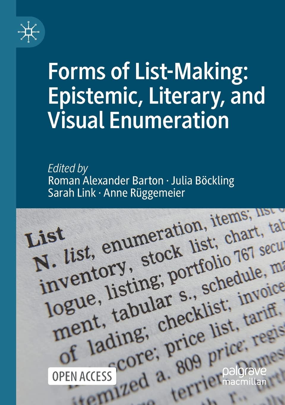 Buy Forms of List-Making: Epistemic, Literary, and Visual Enumeration ...