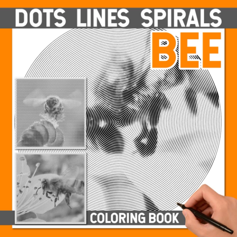 Dinosaur Fossil Dots Lines Spirals Coloring Book: Giving A Collection ...