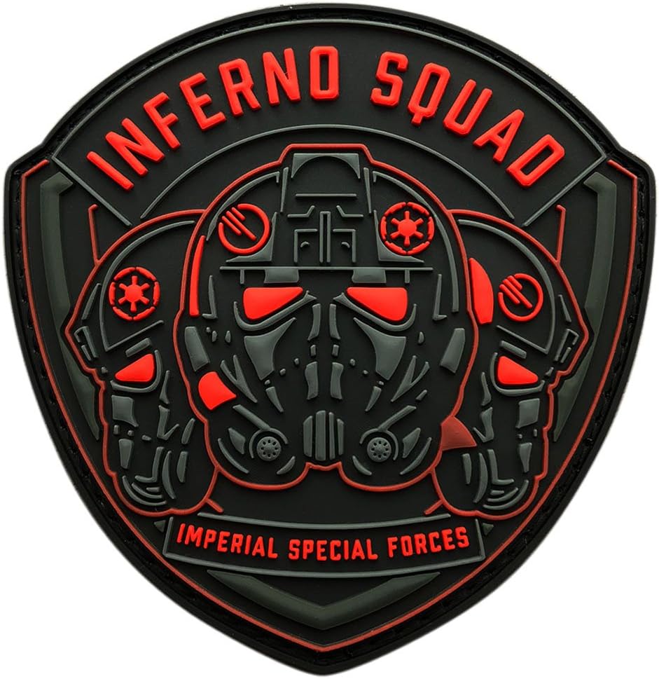 Amazon.com: Inferno Squad Imperial Special Forces Shield Patch (3D-PVC ...