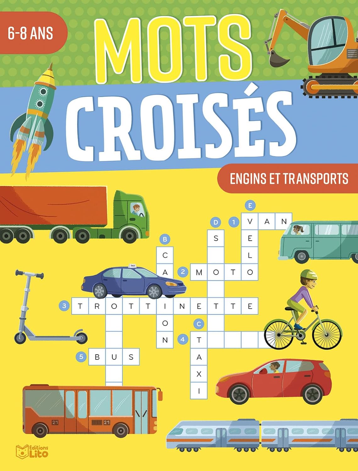 Engins et transports (Mes mots croisés 6-8 ans) : Tercier, Karine ...