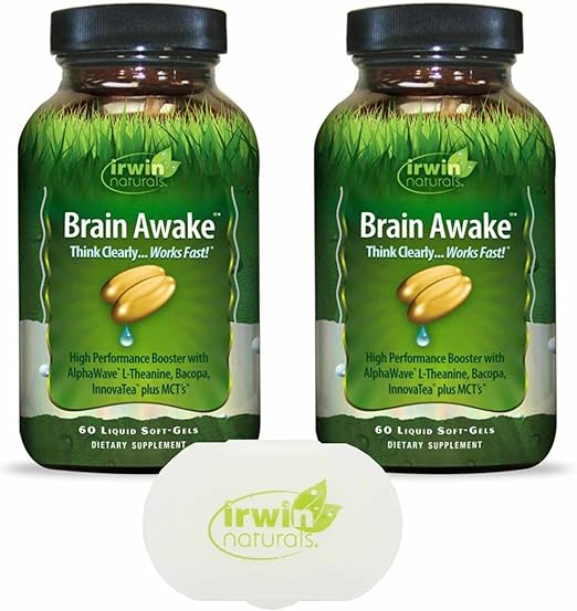 Amazon.com: Irwin Naturals Brain Awake Enhanced Mental Performance ...