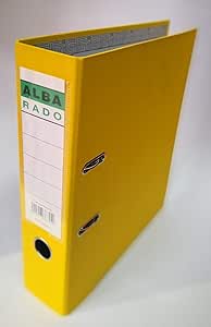Alba Rado Box File A4 Size (Yellow Color) 3 Inch… : Amazon.ae: Office ...