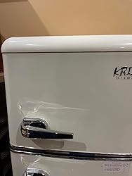 Amazon.com: KRIB BLING Compact Refrigerator 2 Door Mini Fridge with ...