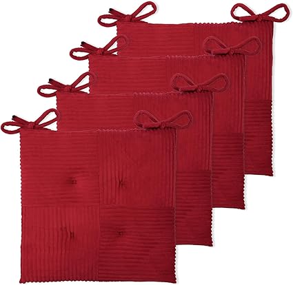 Amazon.com: Zalvox Office Stacking Chair Cushions 4 Pack, Corduroy High ...