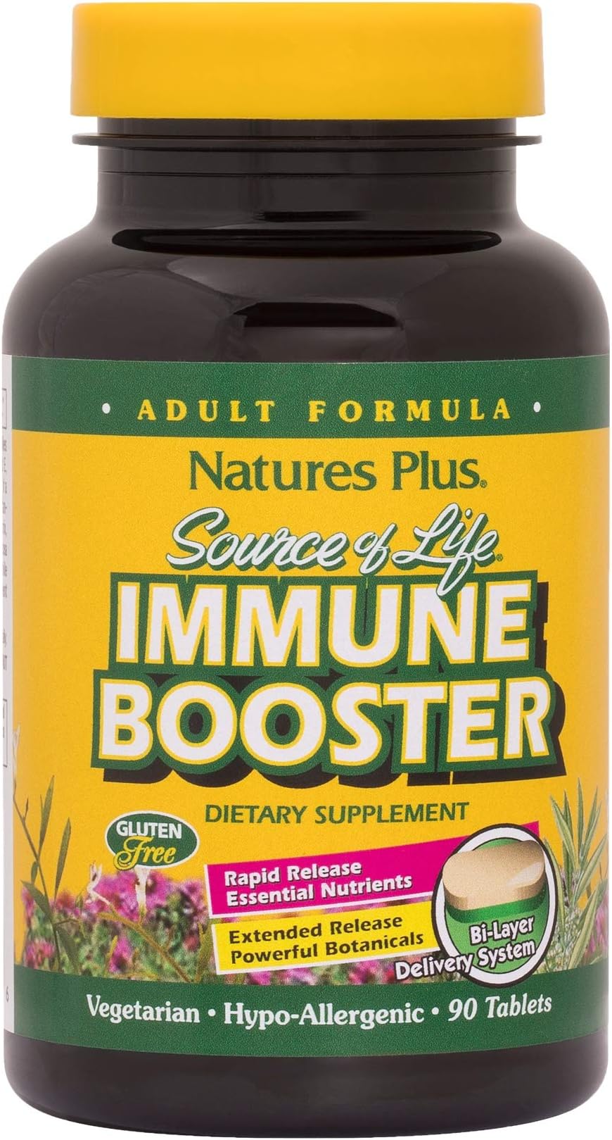 Amazon.com: Natures Plus Source of Life Immune Booster Adult Formula ...