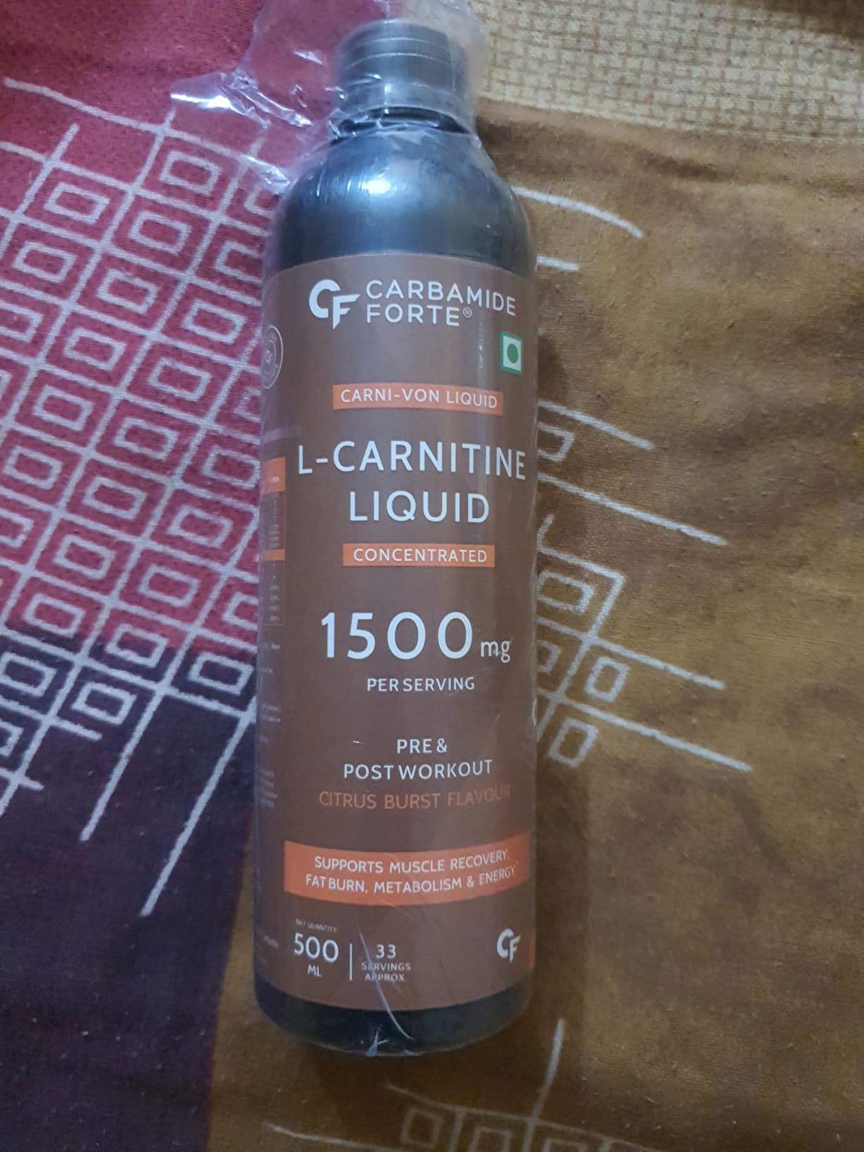 Carbamide Forte L-Carnitine Concentrated Liquid with 1500mg Per Serving ...