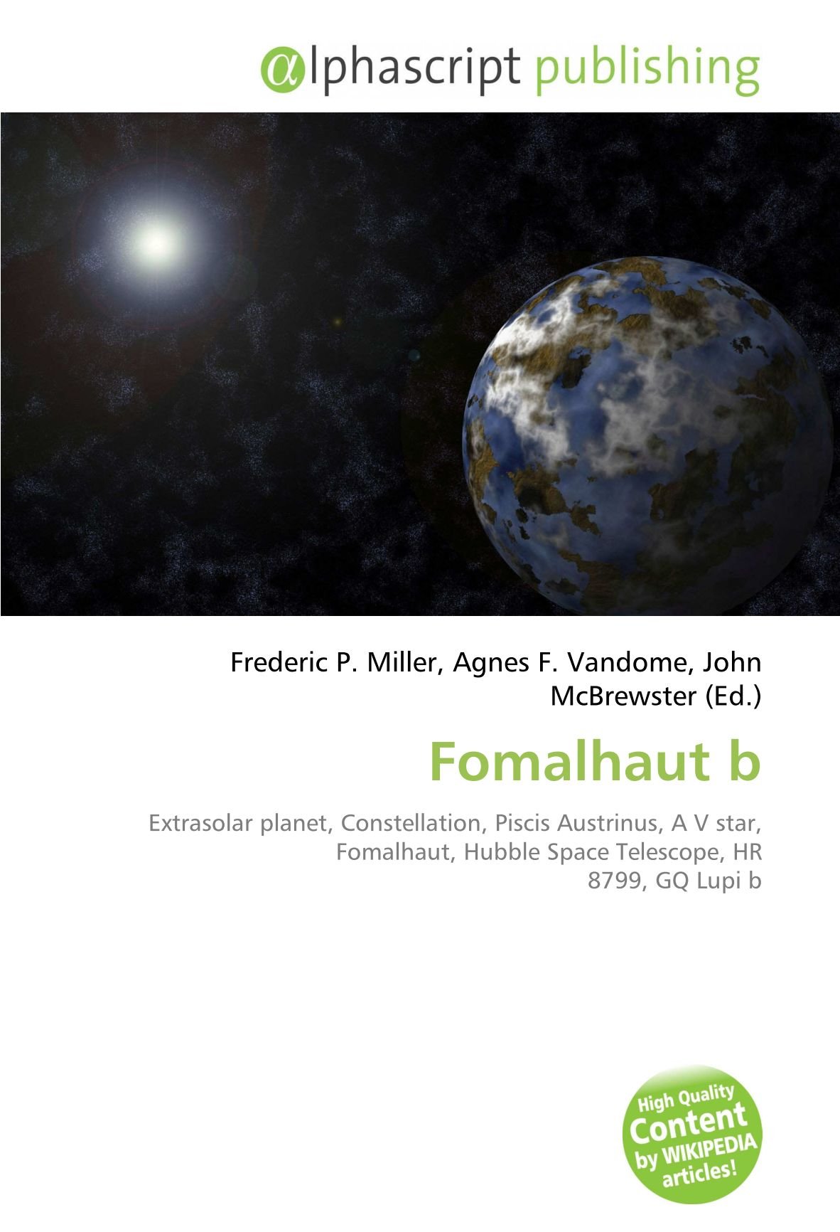 Fomalhaut Hubble Space Telescope