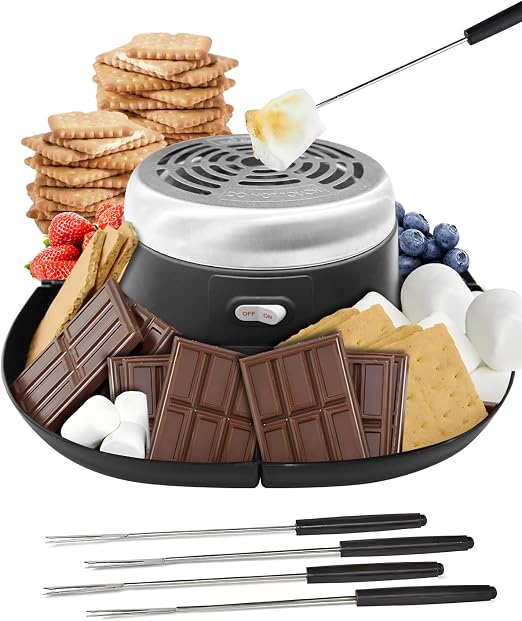 Amazon.com: Smores Maker Tabletop Indoor Kit, Indoor Smore Maker Smores ...
