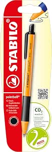 Ballpoint - STABILO pointball - Black : Amazon.co.uk: Stationery ...