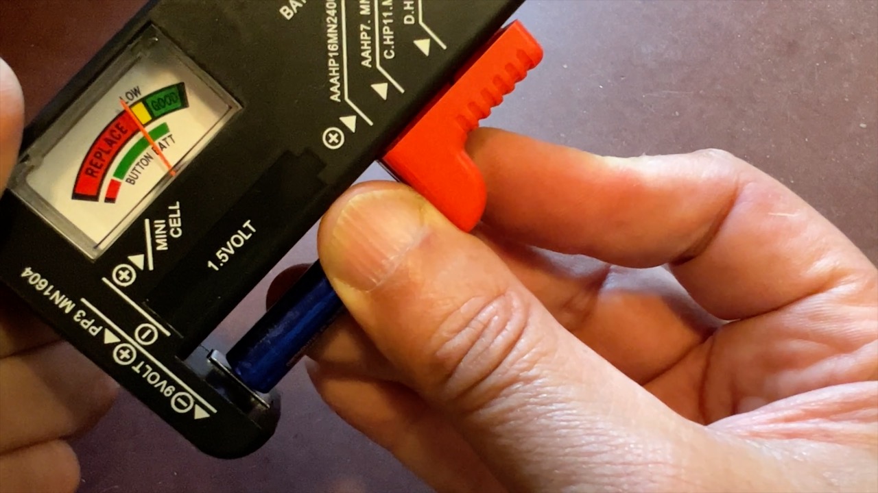 Watch Easy Analog Battery Tester ﹙AA, AAA, C, D, 9V﹚ on Amazon Live