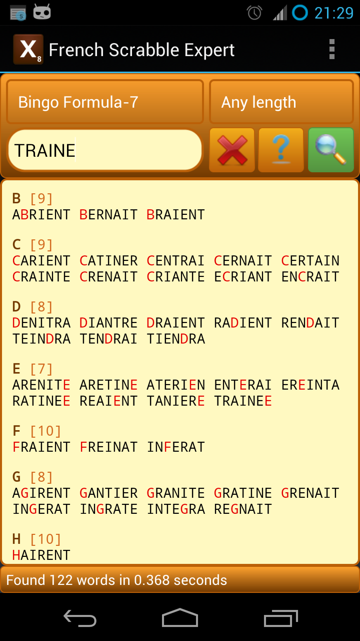 French Anagram Expert:Amazon.de:Appstore for Android