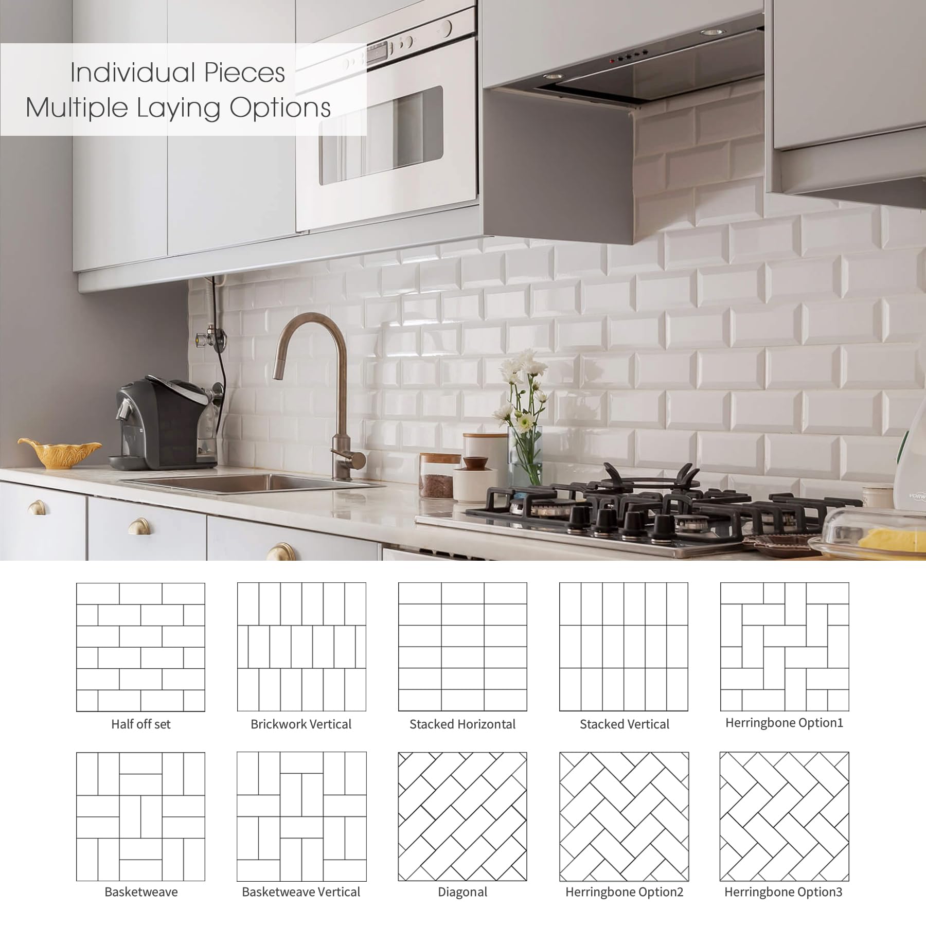 Horizontal Tile Backsplash No.1 Best Wood Backsplash Ideas For