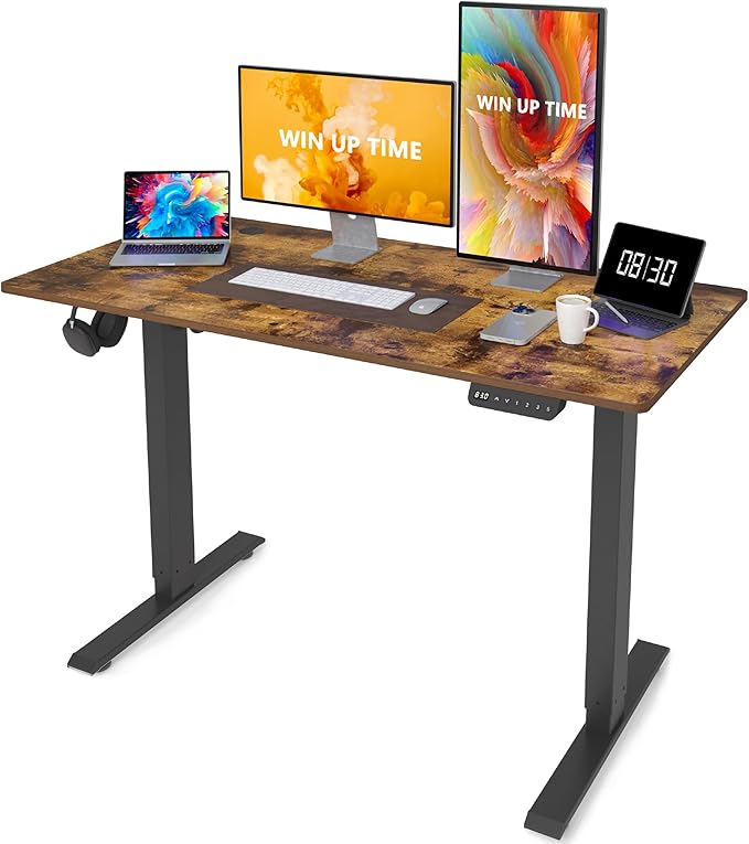 Amazon.com: Win Up Time Standing Desk Adjustable Height Desk- Whole ...