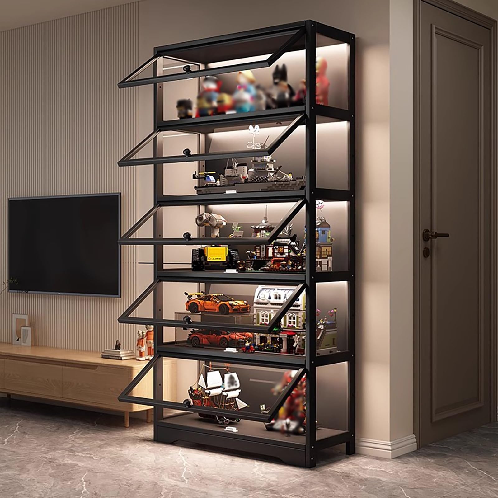 Hoixin Vetrina per oggetti da collezione Vetrina in acrilico Vetrina in ...