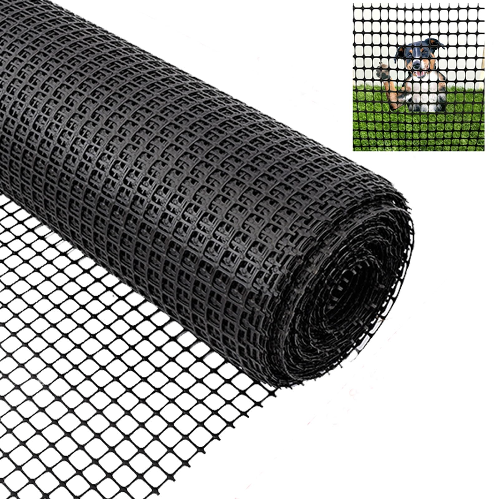 HUIMO 1 x 10m Safety Temporary Fencing Outdoor, Garden Fencing for Dogs ...