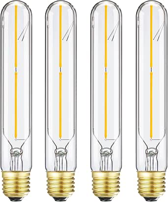 HOMOSUM T10 Long LED Bulb 4W Equal 40 Watt, dimmable Soft White 3000K ...