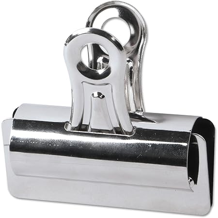 Amazon.com : Universal 31264 Bulldog Clips, Steel, 1/2-Inch Capacity, 2 ...