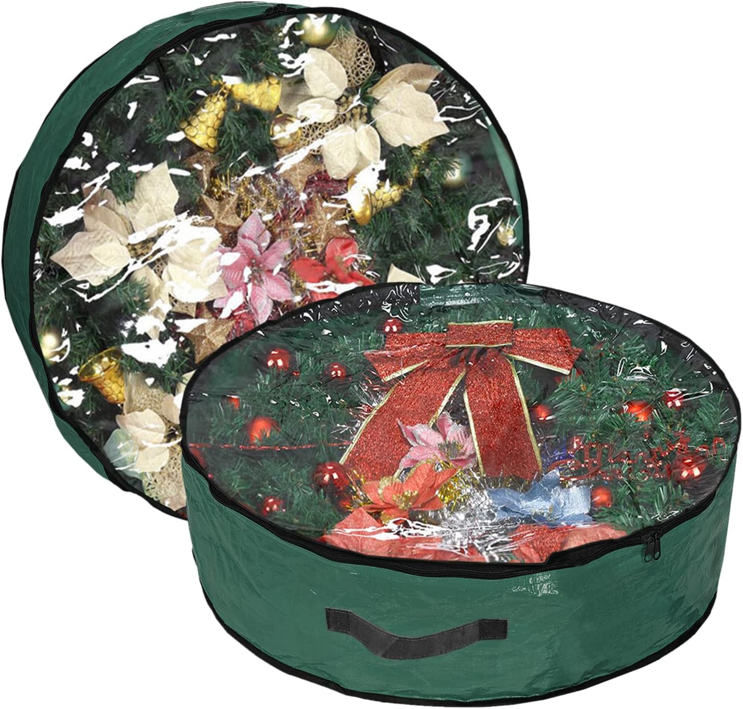 Amazon.com: Primode Wreath Storage Bag 30" | Garland Wreaths Container ...