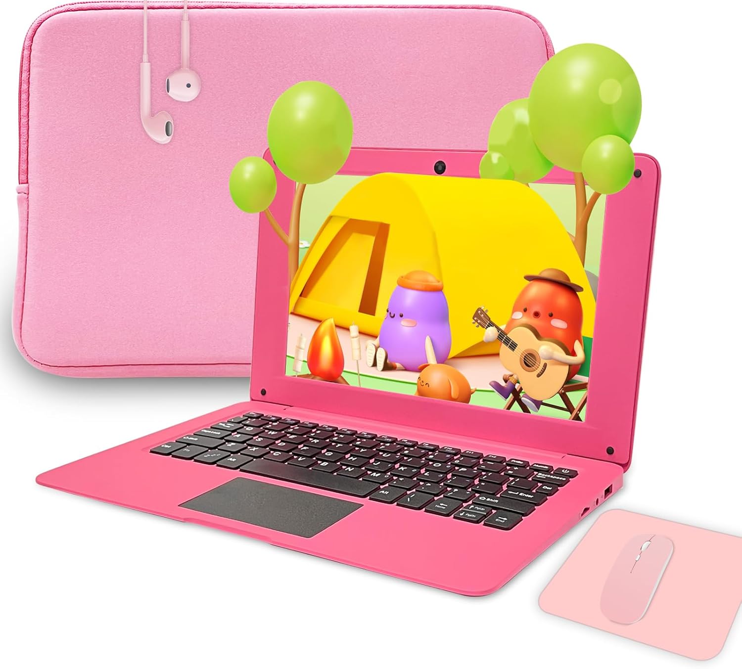 Amazon.com: aichiw 10.1"" Inch Laptop Mini Notebook, Portable Mini ...