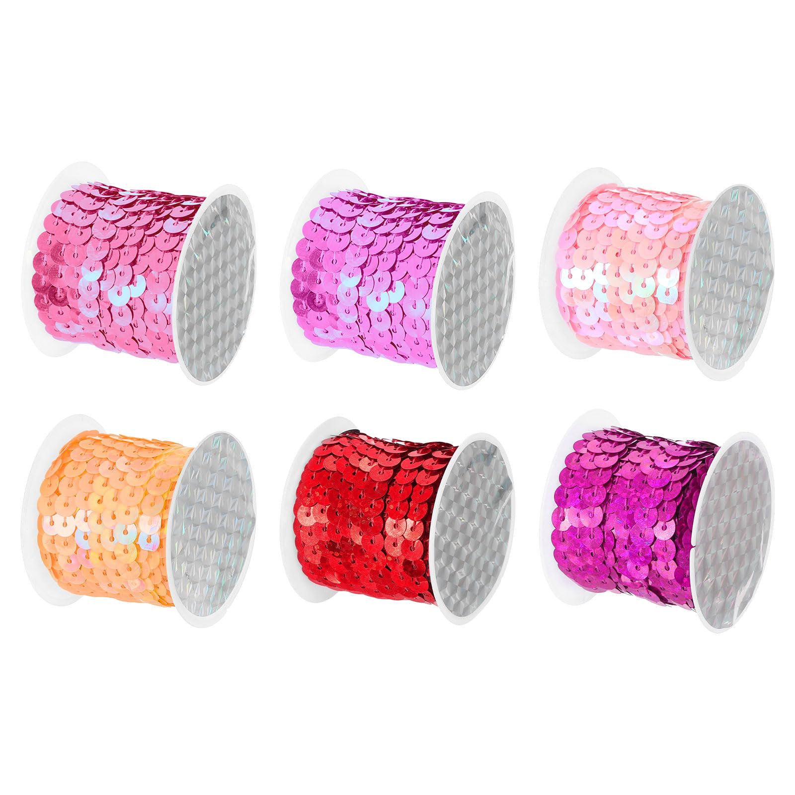 Sewing Sequins Uxcell 8 Colors Flat Sequin Strip - 40 Yards Total 6mm ...