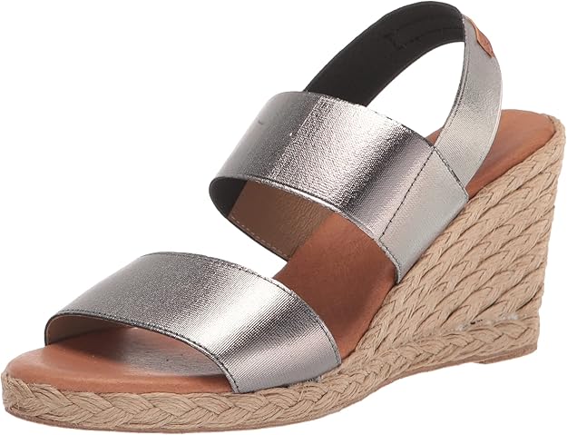 Amazon.com | Andre Assous Women's Allison Espadrille Wedge Sandal ...