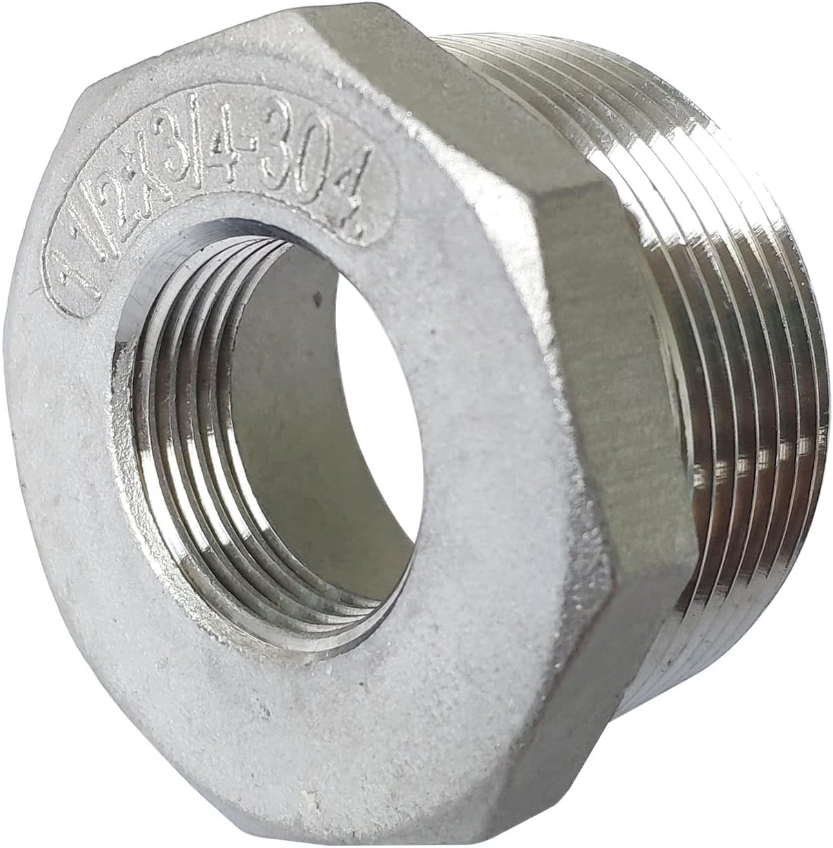 Amazon.com: LOZOME 1-1/2" Male x 3/4" Female Thread Reducer Bushing ...