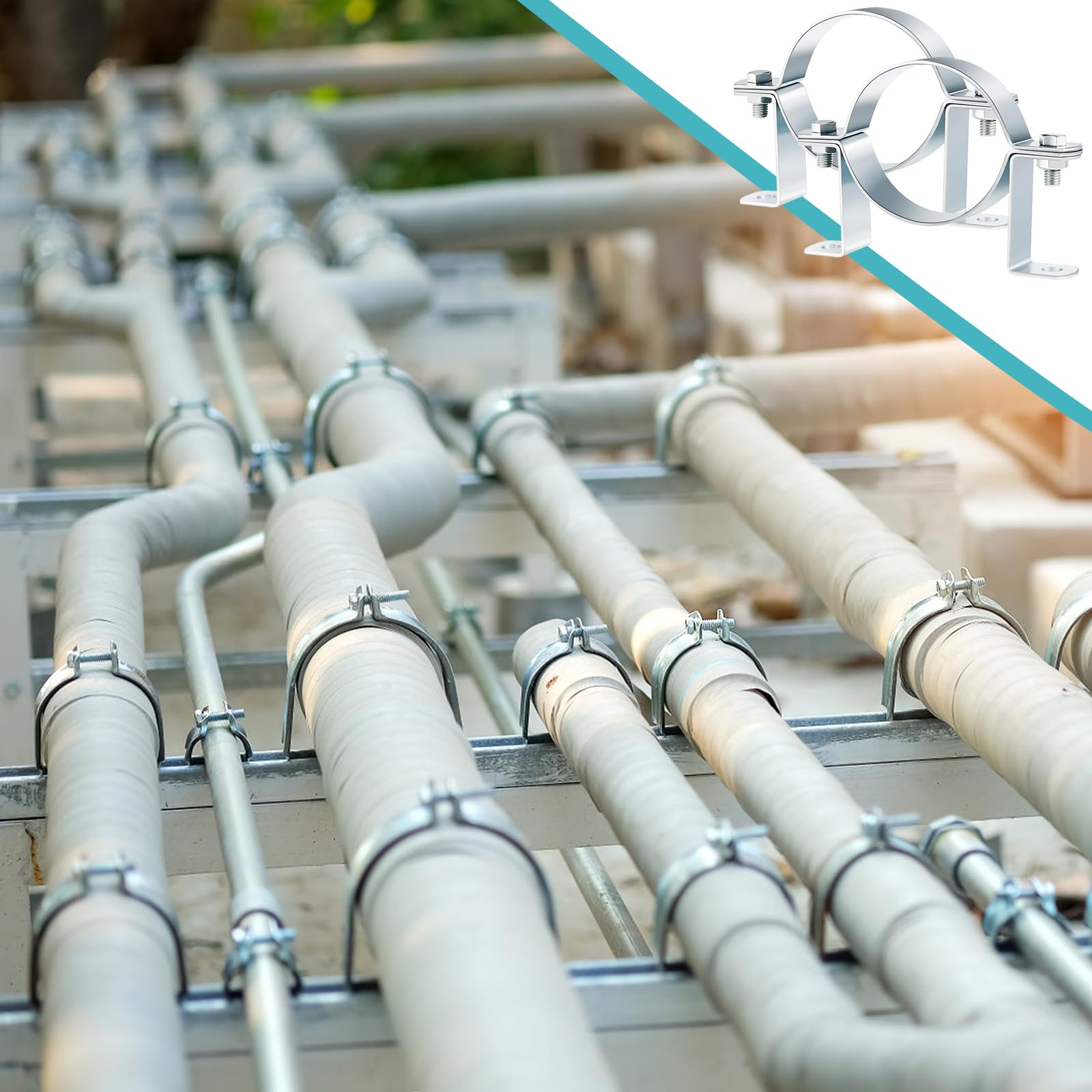 Snapklik.com : 2 PCS 4 Inch B Vent Adjustable Wall Strap Round Gas Vent ...