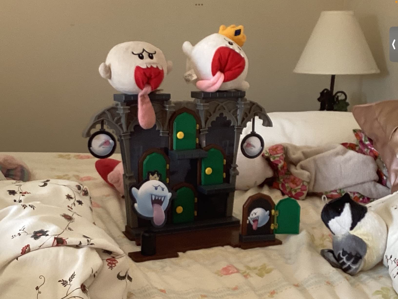 $7/mo - Finance SUPER MARIO Action Figures Deluxe Boo Mansion Playset ...