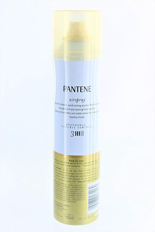 Amazon.com : Pantene Air Spray 3 Dot Hair Spray Brushable Strong Hold 7 ...