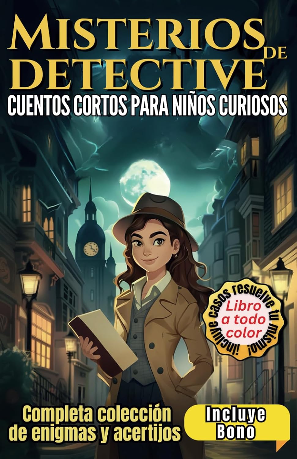Amazon.com: Misterios de Detectives Cuentos Cortos para Niños: Una ...
