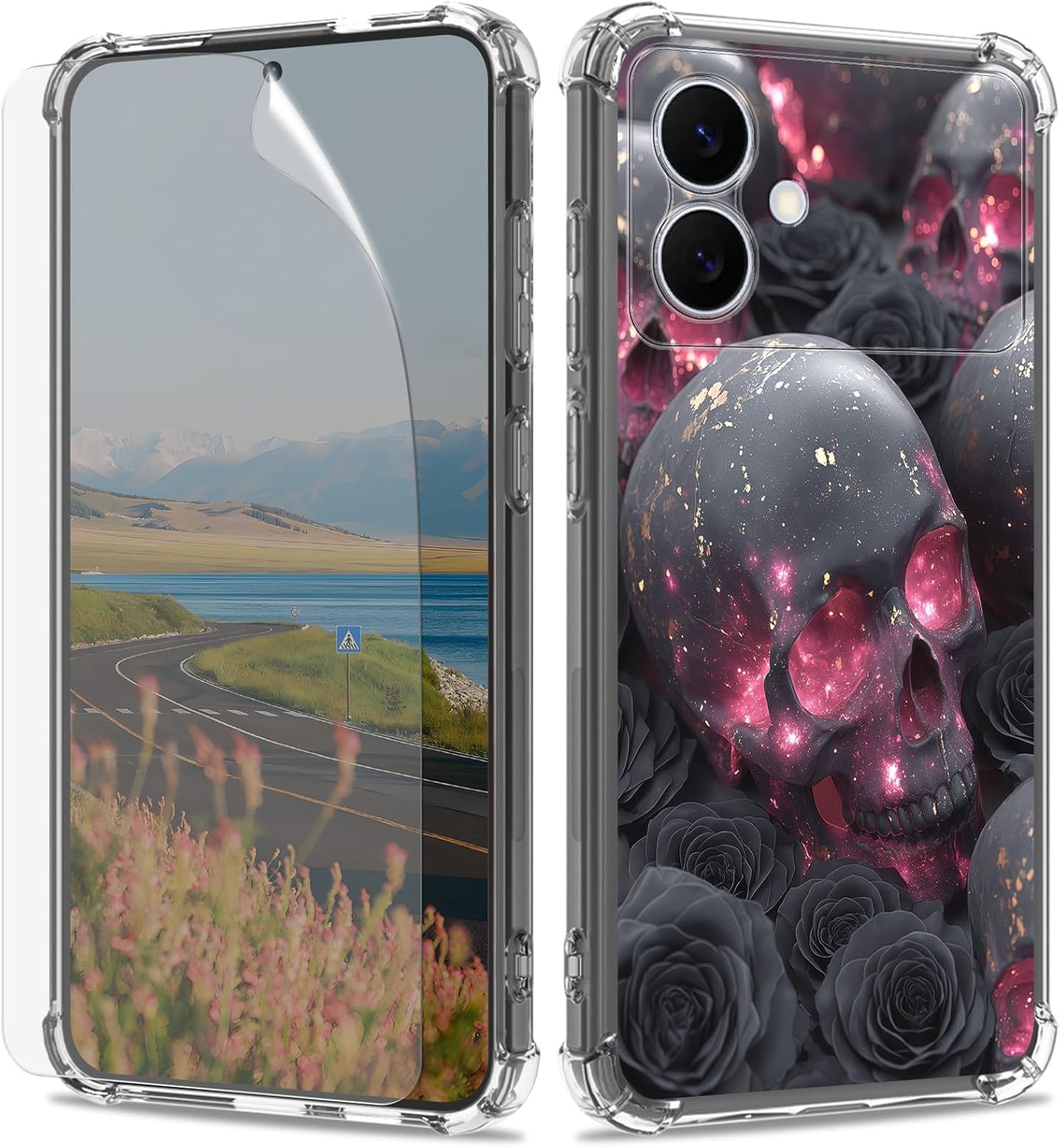 Amazon.com: Gmeyutqy Clear Case for Samsung Galaxy S26 Edge with Screen ...