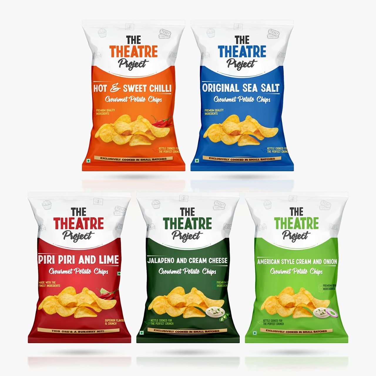 Buy The Theatre Project Blockbuster Combo Pack of Potato Chips With 5 ...